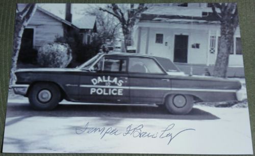 RARE TEMPLE BOWLEY SIGNED PHOTO KENNEDY ASSASSINATION JFK DALLAS JD ...