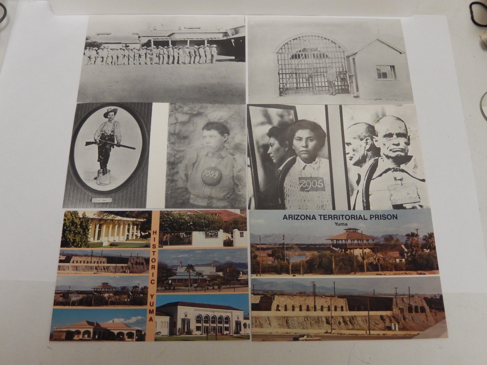 Yuma Arizona~AZ Territorial Prison~ Vintage Postcard Lot Of 6 ...