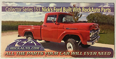 RockAuto Fridge Tool Chest Magnet Collector Series #153 Red Ford F100 ...