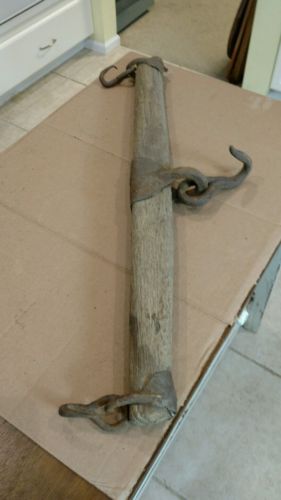 Antique 29" Wood Metal PLOW HITCH Wagon Horse Oxen Mule Yoke Single ...