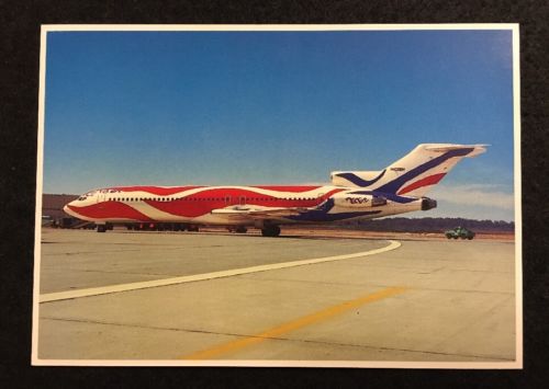 Braniff International Boeing "Calder" 727-291 1976 Airline Postcard ...