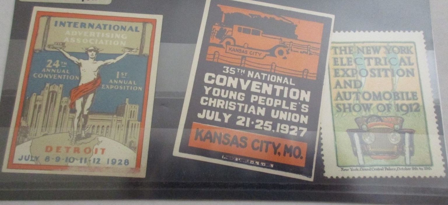 Automobiles, Insurance and Advertisements Stamp Stickers Decals from ...