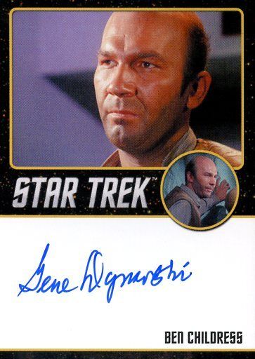 Star Trek TOS 50th Anniversary BLACK BORDER AUTOGRAPH card of GENE ...