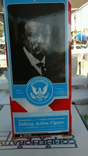 Presidential Theodore Roosevelt Talking Action Figure -- Antique Price ...