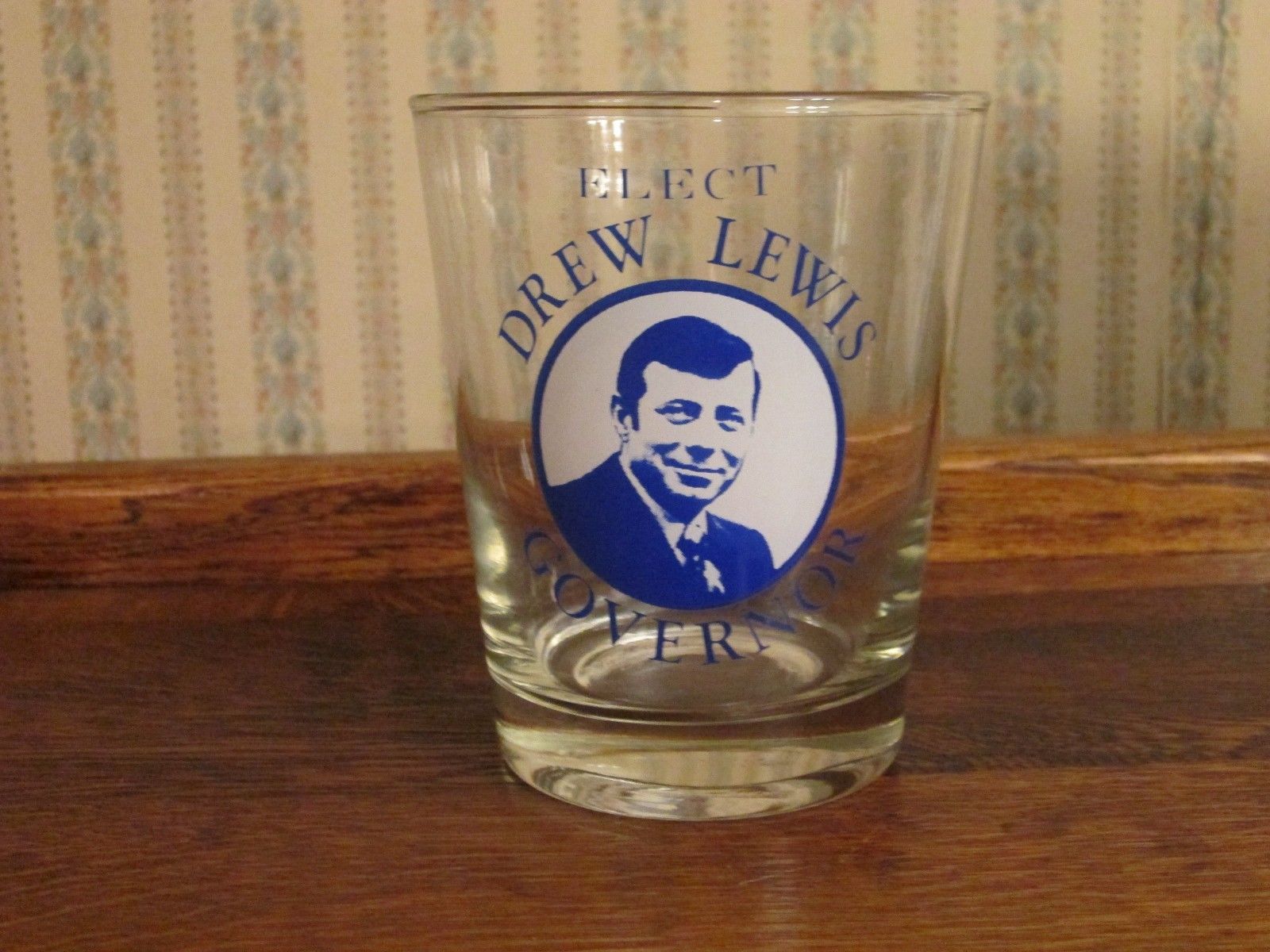 1974 Drew Lewis For Pennsylvania Governor Glass Reagan's Sec'y Of ...