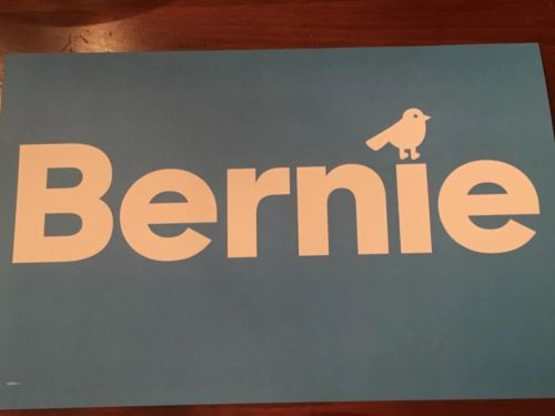 Bernie Sanders 2016 DNC Rally Sign -- Antique Price Guide Details Page