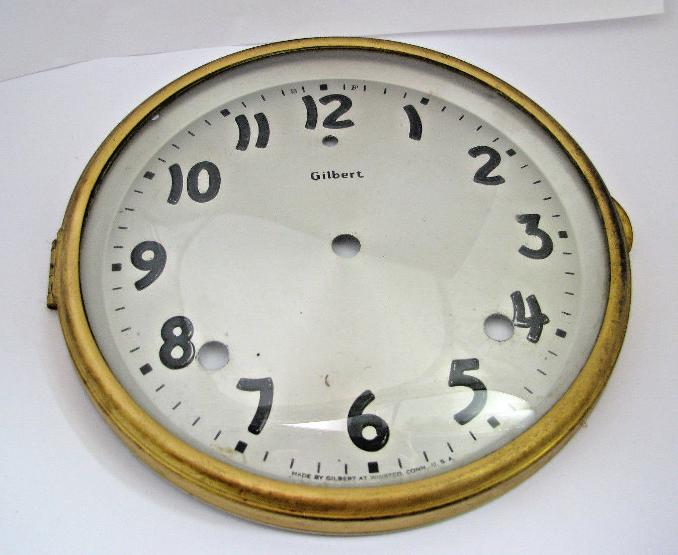 ANTIQUE GILBERT MANTEL CLOCK DIAL BEZEL PARTS REPAIR -- Antique Price ...