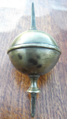 Antique brass grandfather clock finial -- Antique Price Guide Details Page