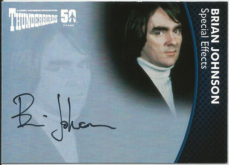 Thunderbirds 50 Years ~ BRIAN JOHNSON Auto/Autograph Card BJ d Special ...