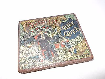 Vintage cigarette tin box empty metal box antique tin Muratti England ...