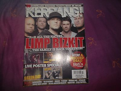 KERRANG! MAGAZINE JUNE 06 2009 AC/DC LIMP BIZKIT POSTERS SPECIAL RARE ...