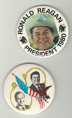 2-1980 Ronald Reagan Pins -- Antique Price Guide Details Page