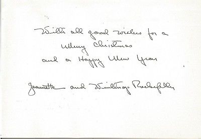 ARKANSAs WIN ROCKEFELLER WINROCK FARMS CHRISTMAS CARD CARNIVAL 10TH ...