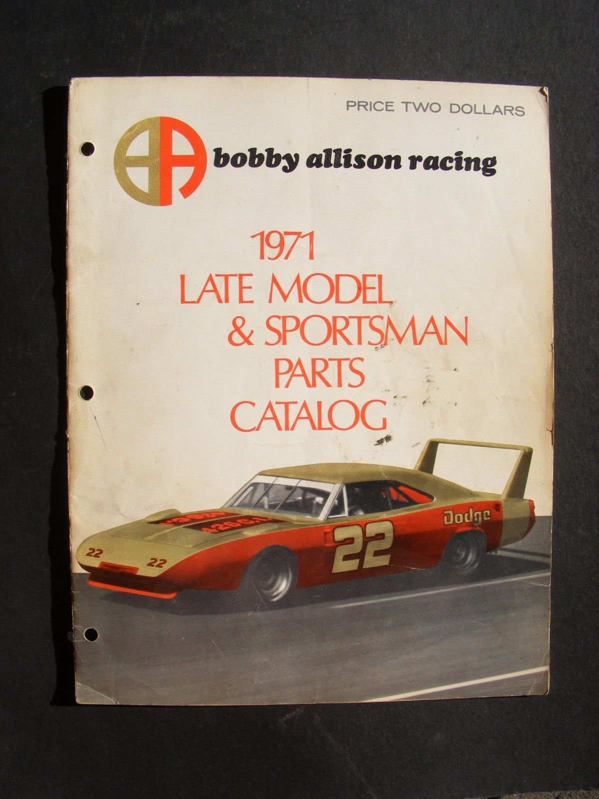 1971 Bobby Allison Racing Late Model & Sportsman Parts Catalog ...