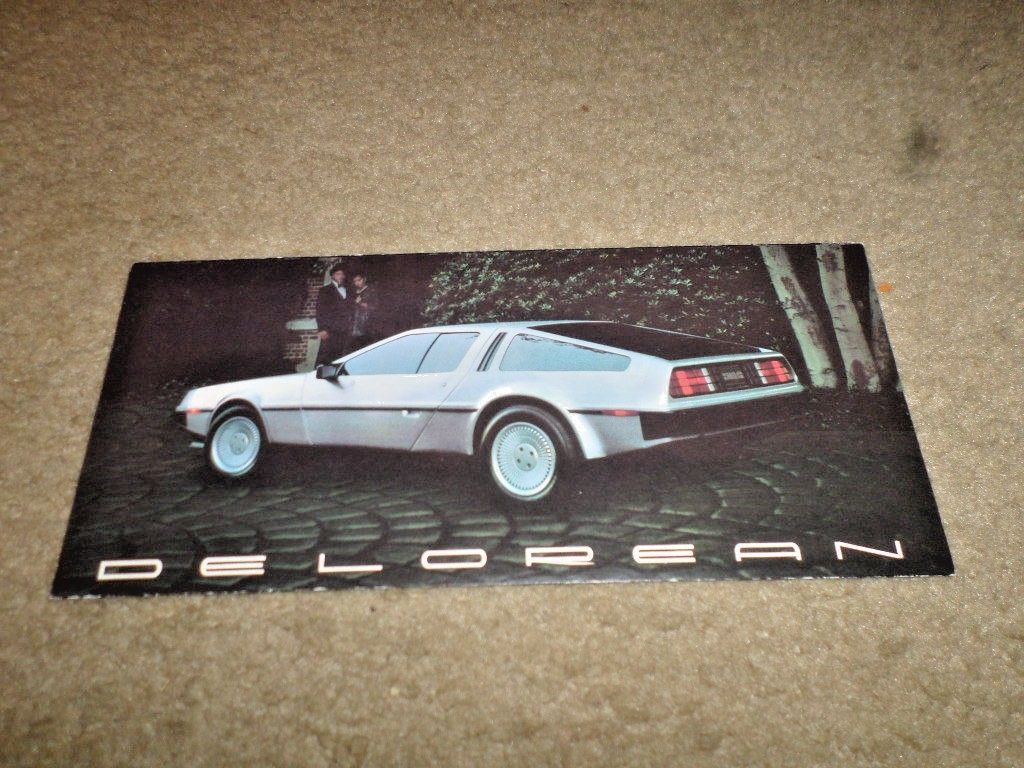 *1981 Delorean Car Dealer Sales Brochure -- Antique Price Guide Details ...