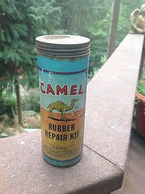 VINTAGE CAMEL TIRE REPAIR KIT TIN TUBE PATCH -- Antique Price Guide ...