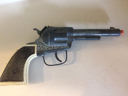 Vintage Hubley Rodeo Single Shot Diecast Toy Cap Gun Plastic Handle NO ...