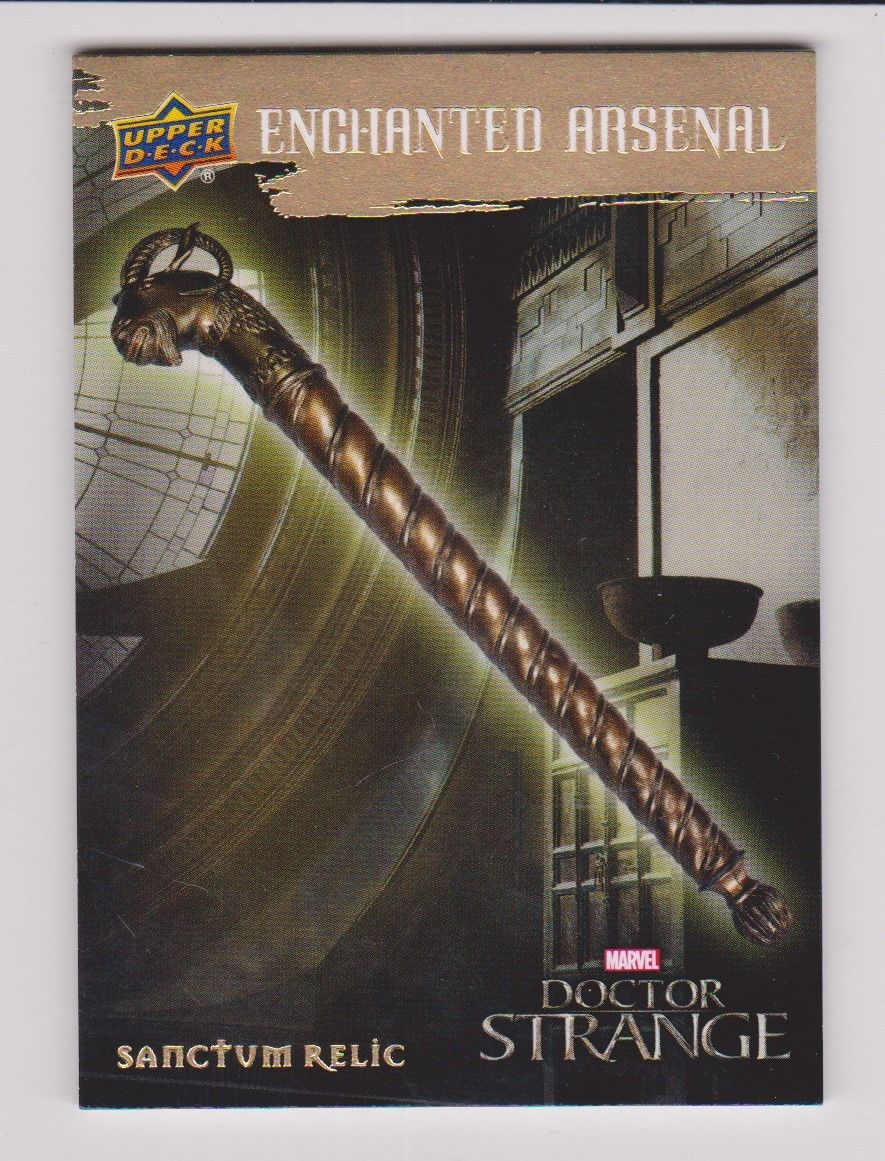 SANCTUM RELIC 2016 UD MARVEL DOCTOR STRANGE ENCHANTED ARSENAL CARD #D ...