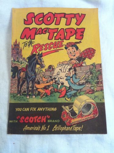 1952 Scotch Tape Scotty MacTape Comic AD -- Antique Price Guide Details ...