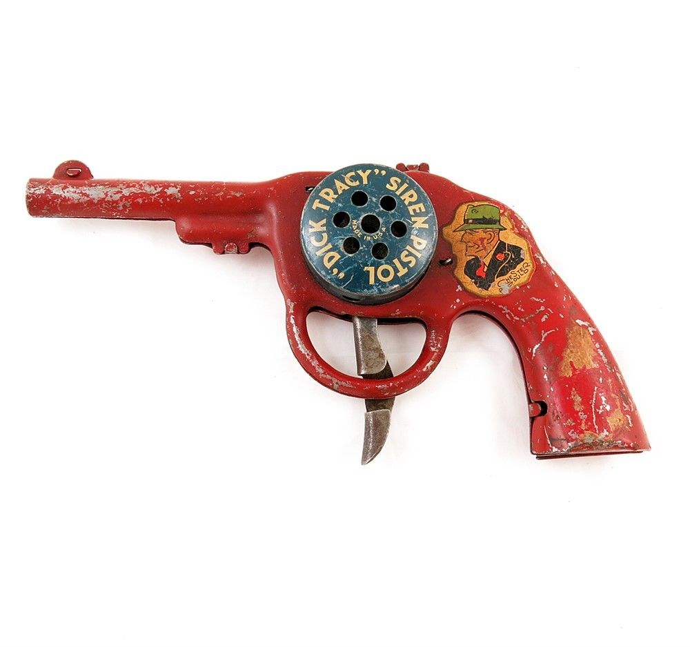 Vintage Marx Dick Tracy Siren Pistol Antique Price Guide Details Page