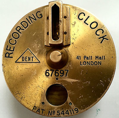 DENT ANTIQUE ROYAL EXCHANGE WATCHMAN RECORDING CLOCK -- Antique Price ...