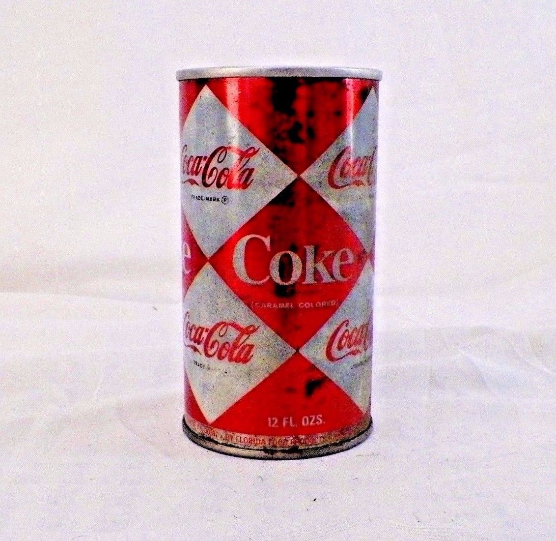 Vintage Diamond 12 Fl Oz Coca Cola Coke Opened Pull Tab Soda Can Empty Antique Price Guide