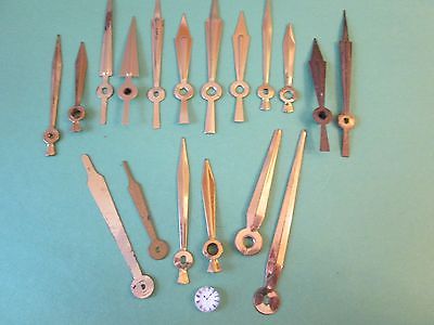9 Old Pairs of Brass Sword Design Clock Hands for Antique & Vintage ...