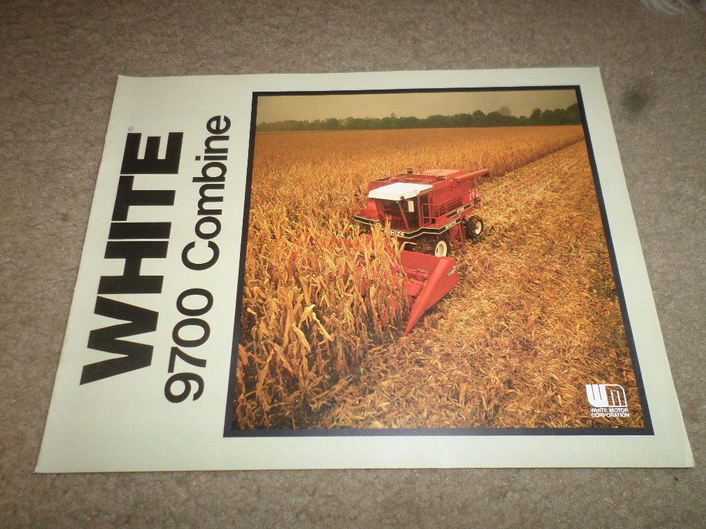 c.1979 White "Model ''9700'' Combine" Tractor Dealer Sales Brochure ...