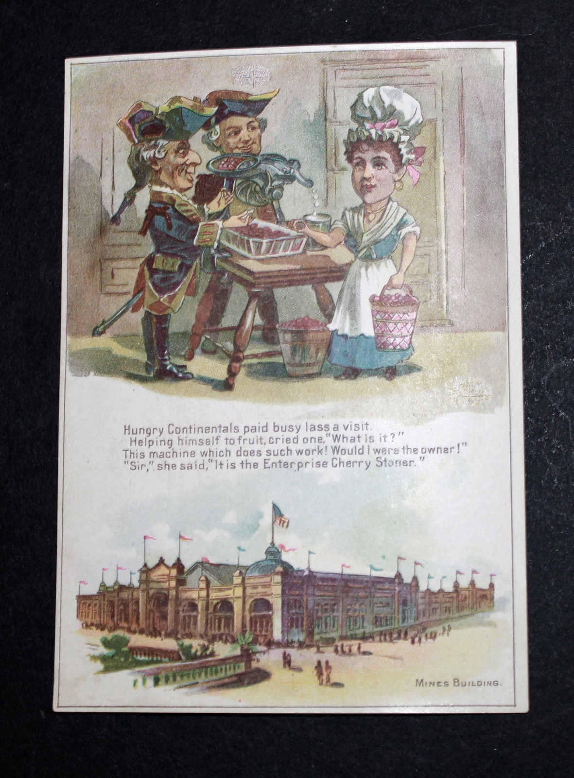 1893 Worlds Columbian Exposition Victorian Trade Card -Enterprise ...
