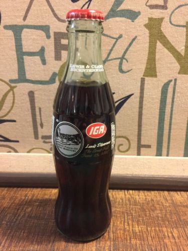 Coca-Cola Glass Bottle 2003 Lewis & Clark Bicentennial, Great Falls of ...