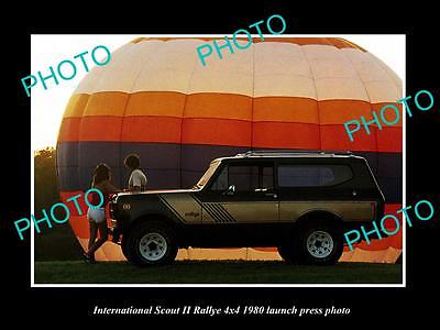 OLD LARGE HISTORIC PHOTO OF 1980 INTERNATIONAL SCOUT RALLYE LAUNCH ...