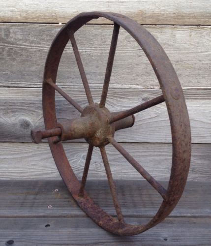 Antique Industrial Cast Iron Wheel ~ Large Vintage Cast Iron Wheel ... Antique Industrial Cast Iron Wheel ~ Large Vintage Cast Iron Wheel ...