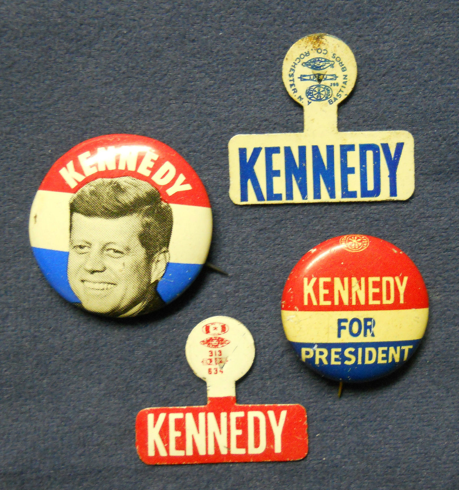 Original John F Kennedy For President 1960 Campaign Button Pinbacks