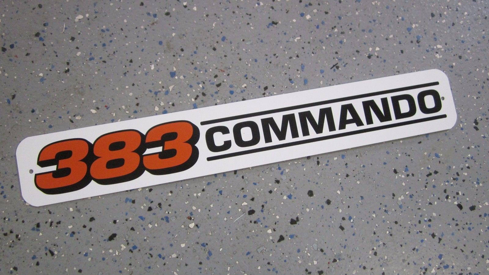 383 COMMANDO ENGINE SIGN 1968 1969 1970 1971 DODGE CHARGER PLYMOUTH ...