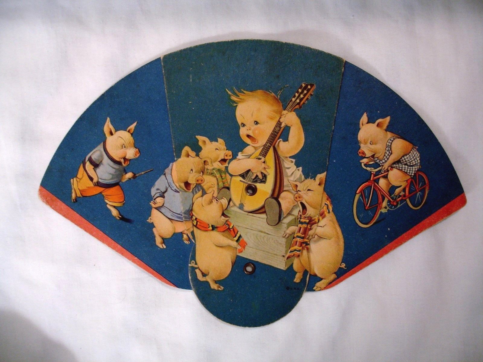 VINTAGE CARDBOARD ADVERTISING FAN FEED STORE -- Antique Price Guide ...