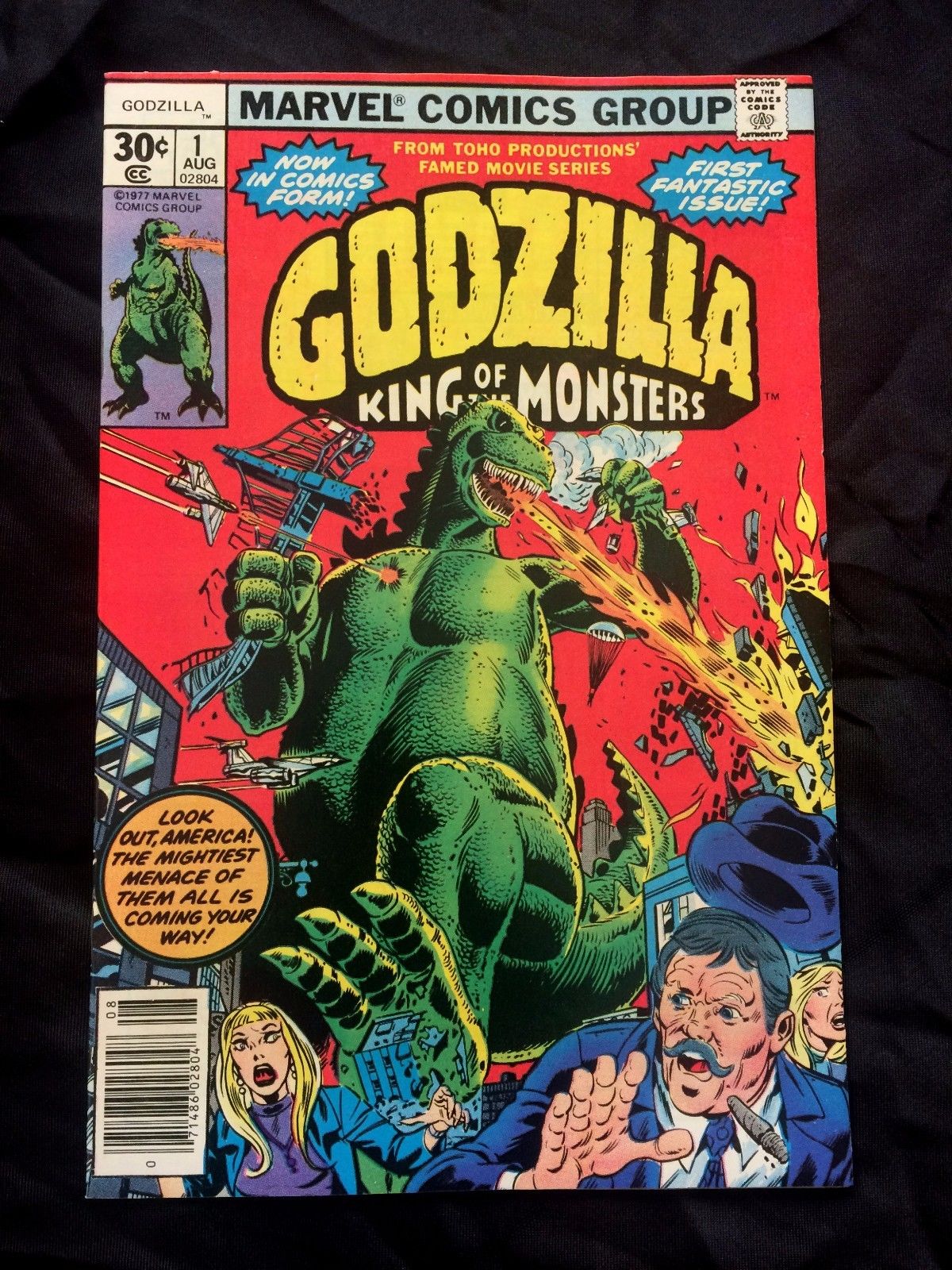 NM GODZILLA #1 - 1st ever Godzilla Comic Book! Marvel Comics 1977 ... NM GODZILLA #1 - 1st ever Godzilla Comic Book! Marvel Comics 1977 ...