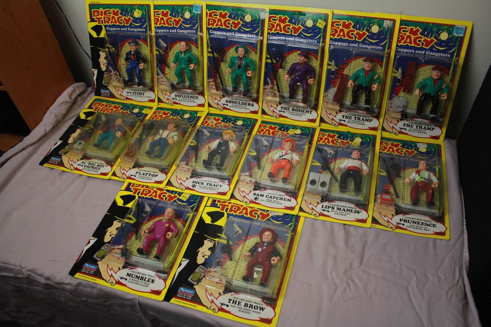 Dick Tracy Set Of 14 Action Figures New Factory Sealed No Blank 2 Tramp Antique Price