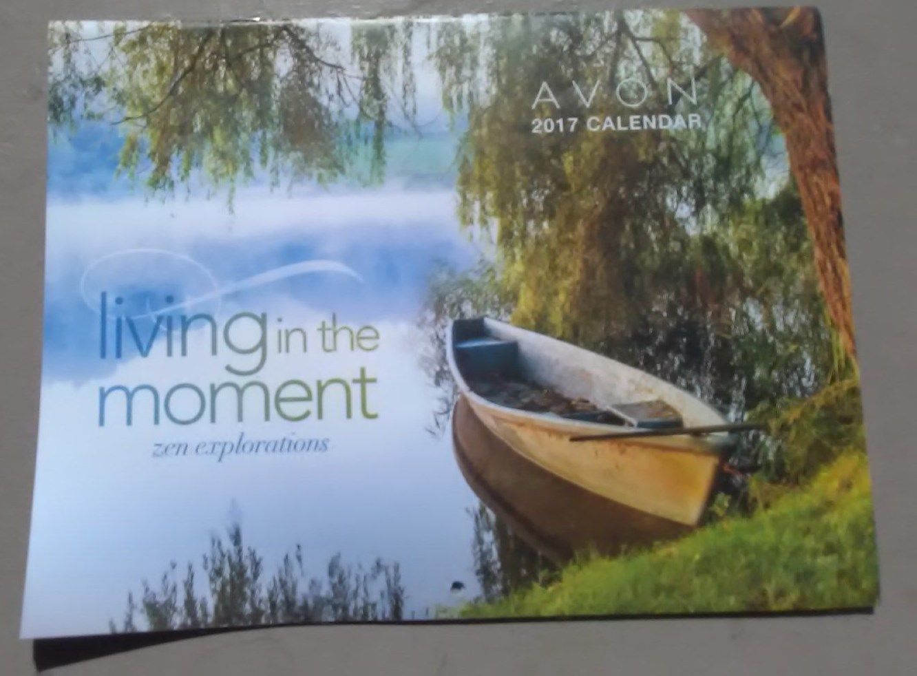 2017 Zen Wall Calendar Inspirational Words LIVING IN THE MOMENT ...