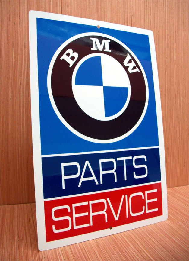 BMW PARTS & SERVICE SIGN E28 E30 E31 E32 E34 E36 E38 E39 M3 M5 TURBO 3 ...