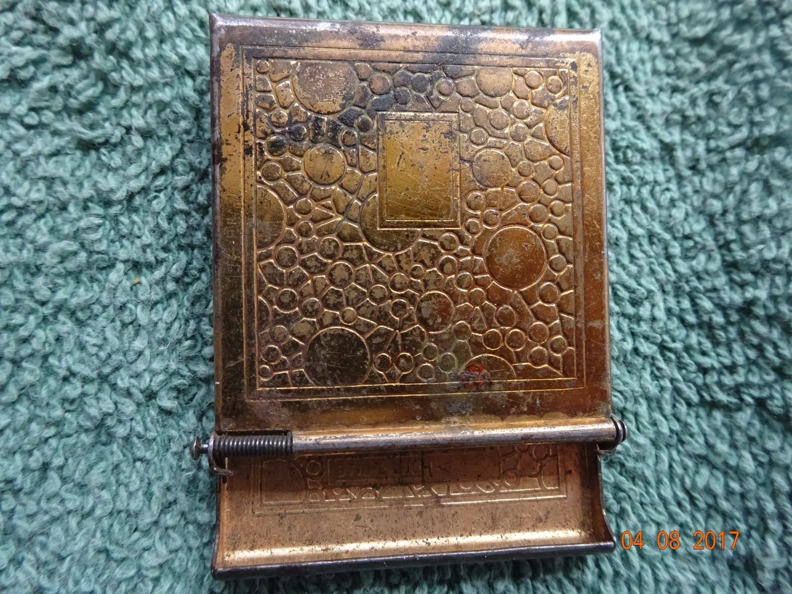 Vintage Match Holder Matchbook Book Spring Loaded Safe -- Antique Price ...