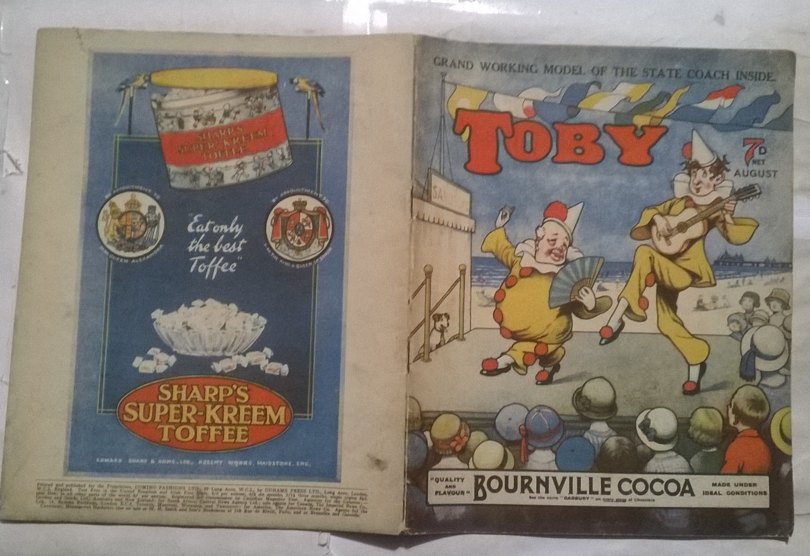 Toby Magazine, August, 1924? some interesting adverts; no free gifts ...