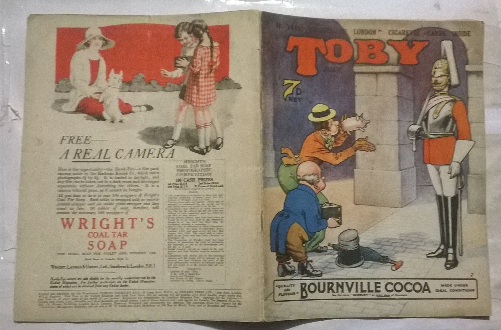 Toby Magazine, 1924? some interesting adverts; no free gifts ...