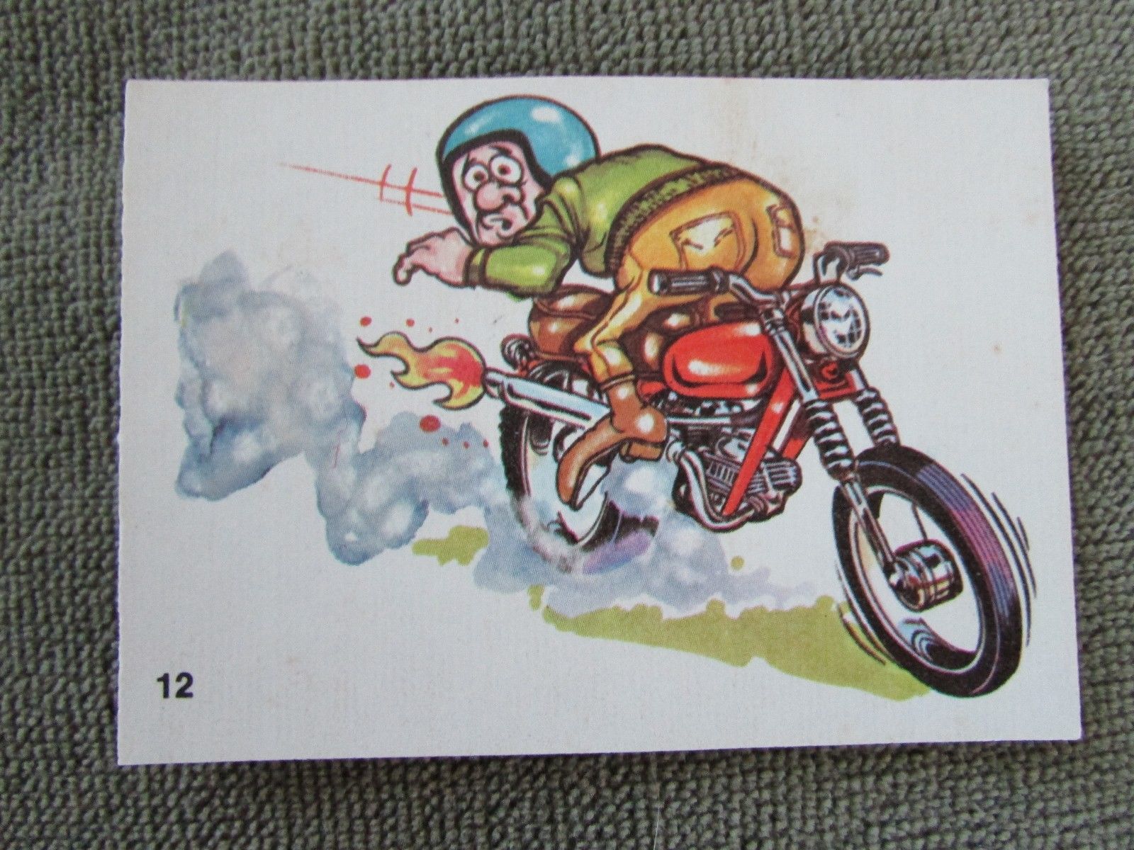 1972 Donruss Silly Cycles #12 *Directions on Back* *Vintage* -- Antique ...