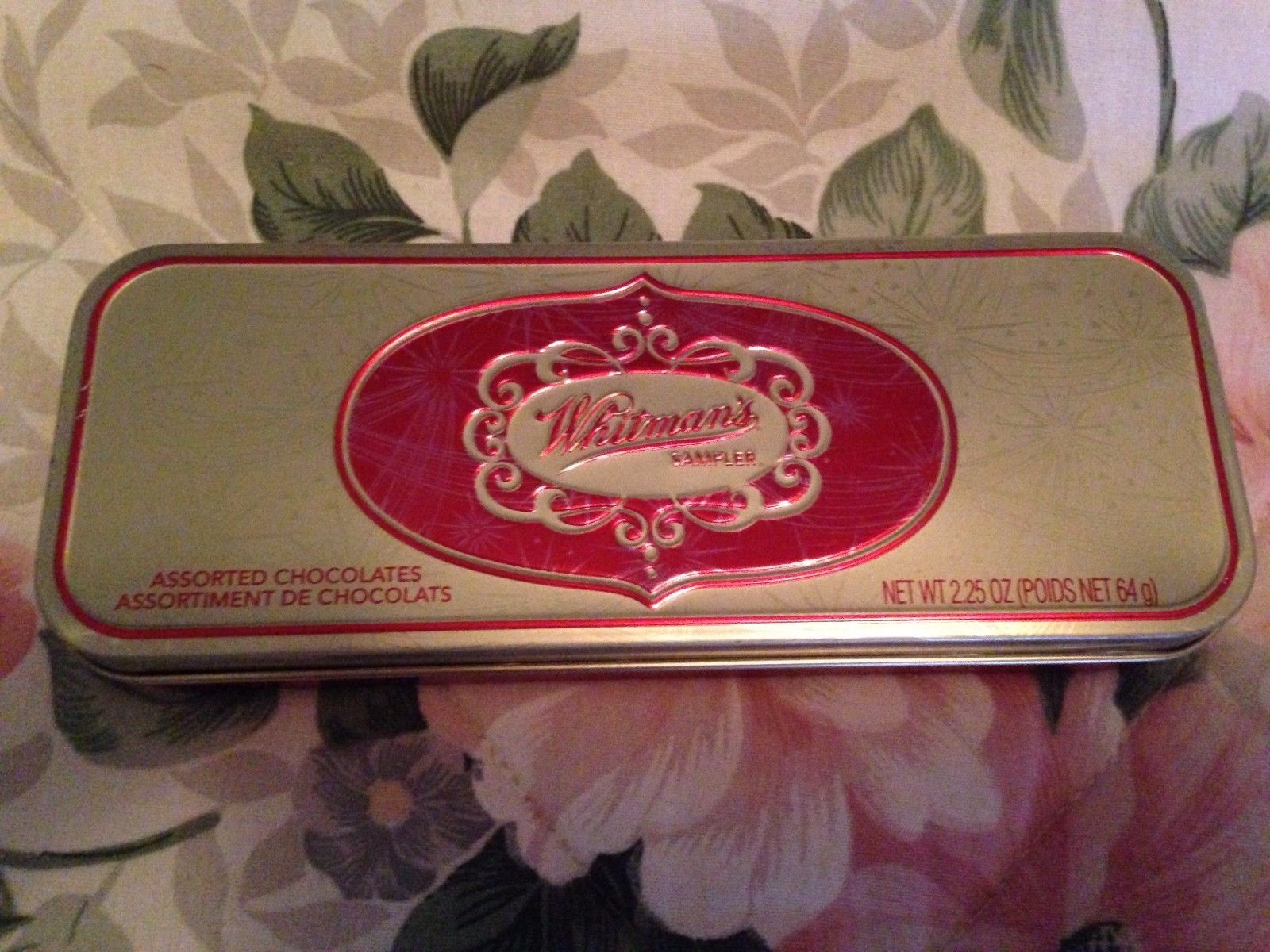 VINTAGE WHITMAN''S SAMPLER CANDY HINGED REPLICA TIN -- Antique Price ...