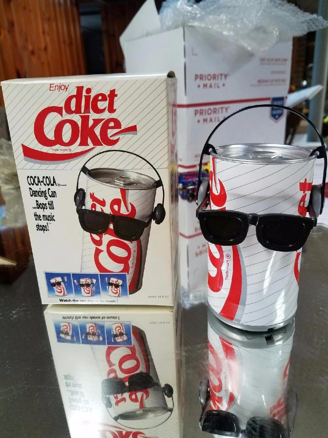 Coca-Cola Vintage Dancing Can Collectible Antique Diet Coke 1989 #08009 ...