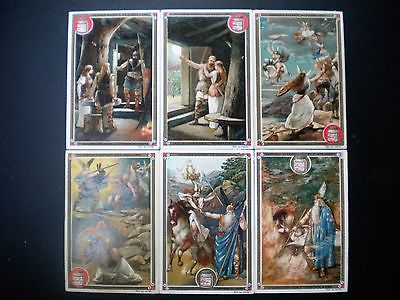 SET OF 6 LIEBIG TRADE CARDS FEATURING THE VALKYRIES, BY WAGNER, 1880''S ...