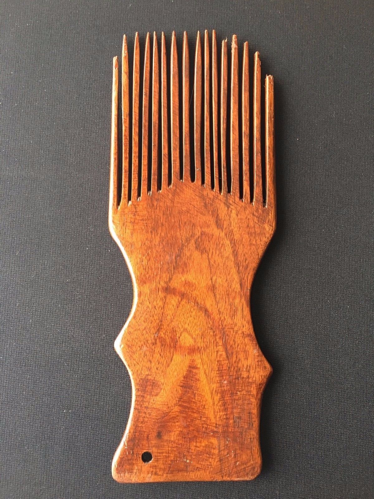 Antique Primitive Carved Wooden Large Comb -- Antique Price Guide ...