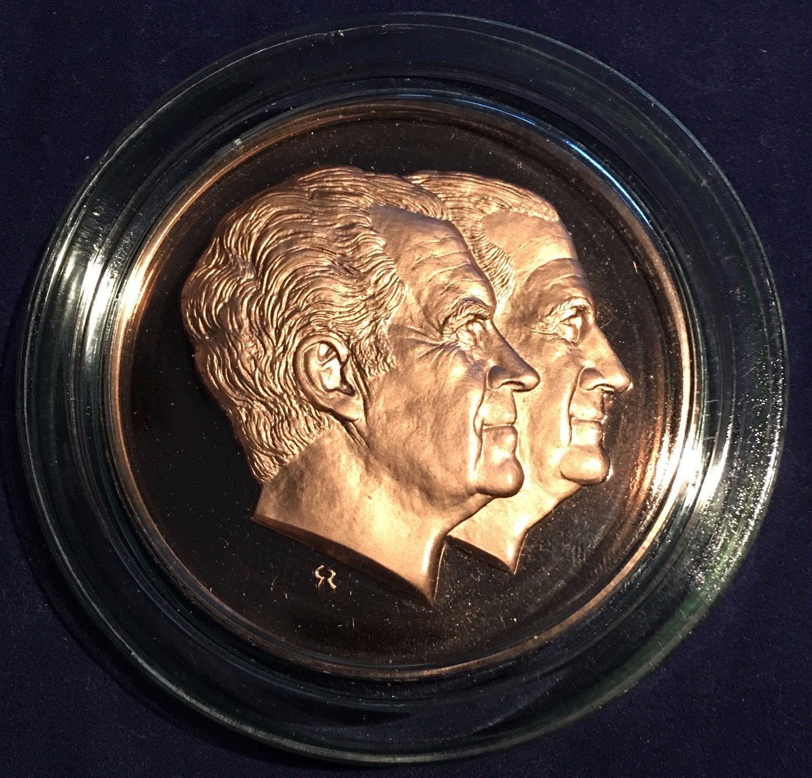 1973 Bronze Proof Inaugural Medal (Nixon/Agnew) -- Antique Price Guide ...