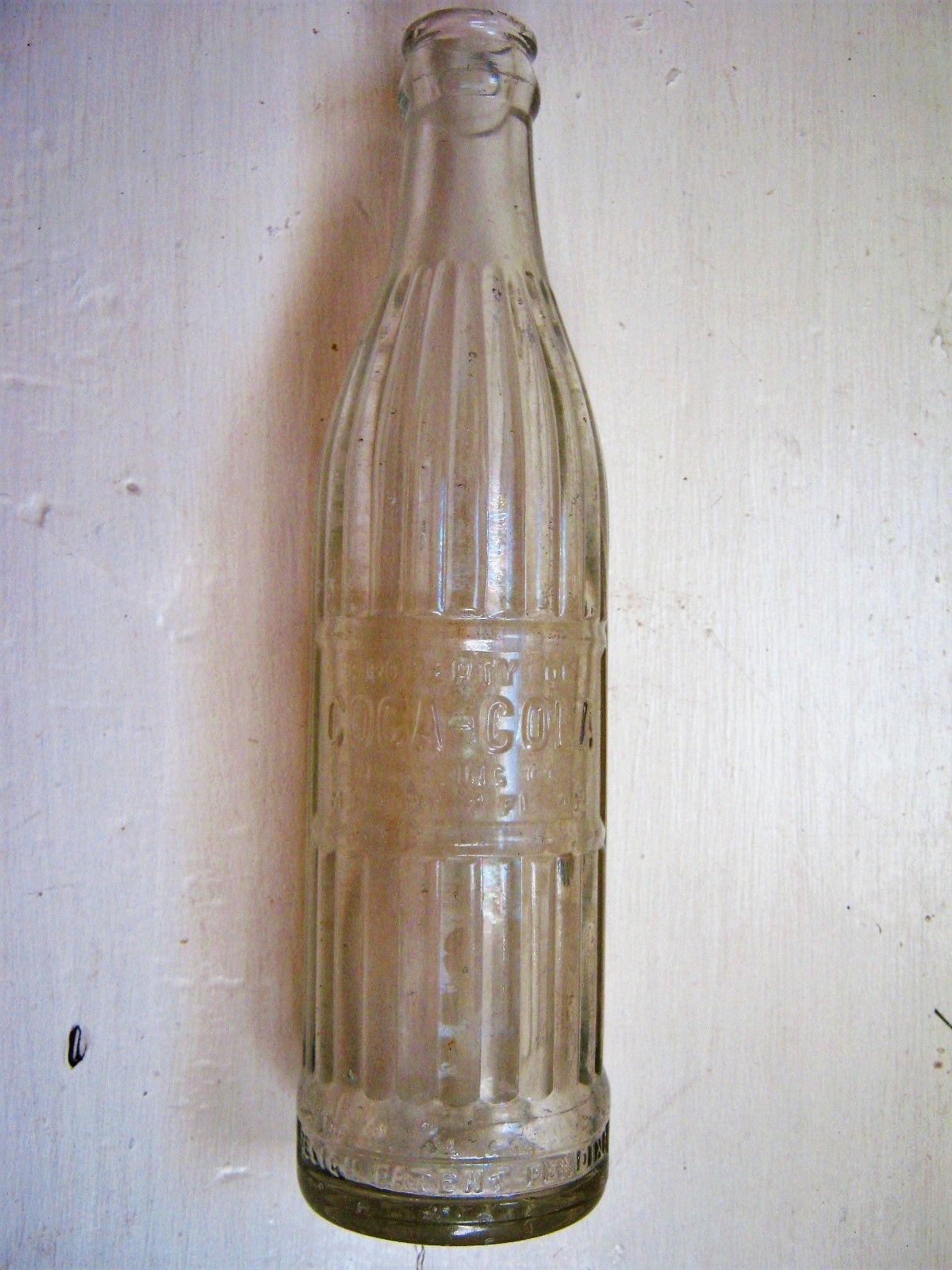 Vintage Antique Coca Cola Bottle Ribbed Straight Side 7 Oz Ottumwa Iowa Vintage Antique Coca Cola Bottle Ribbed Straight Side 7 Oz Ottumwa Iowa