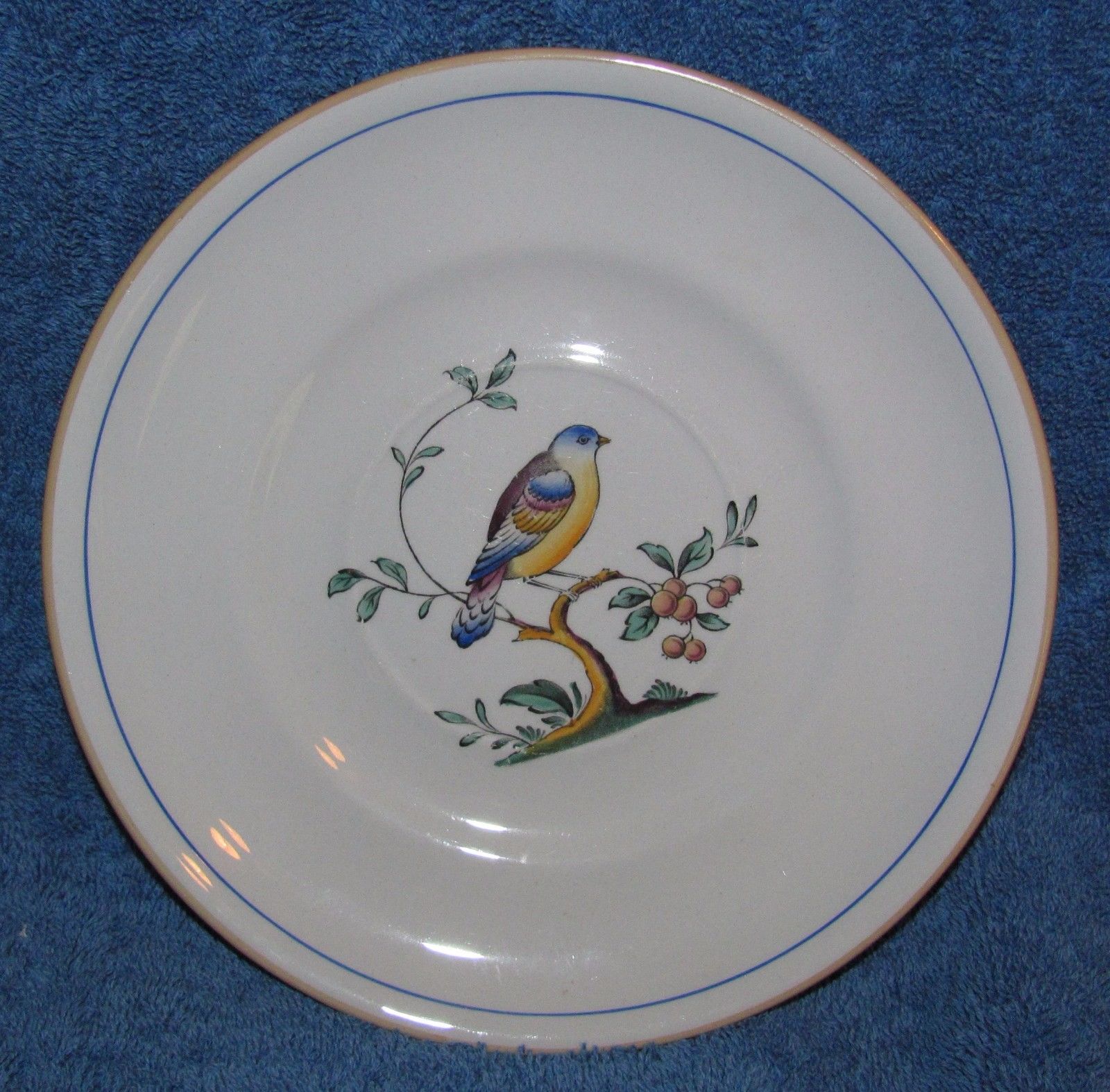 Copeland Spode England Queen''s Bird 7" Saucer Plate -- Antique Price ...